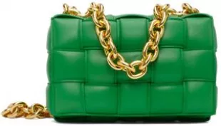 Bottega Veneta - Green Chain Cassette Shoulder Bag