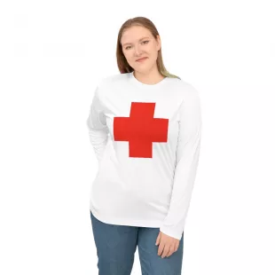Unbranded - Red Cross Long Sleeve T-Shirt