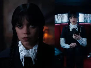 Kostumka - Collier Costume Wednesday Addams Mercredi cosplay Col - Etsy ...