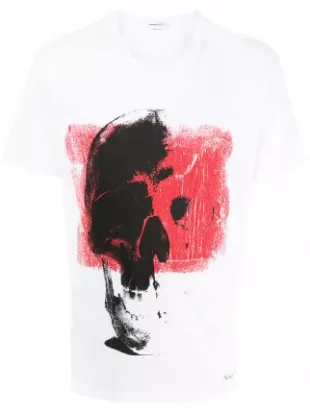 Alexander McQueen - Punk Skull Oversized T-Shirt