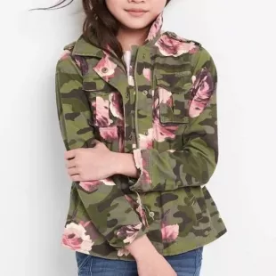 Gap - Camo and Floral Utility Jacket