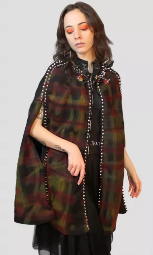 Patricia Field - St. Marks Graffiti Studded Cape