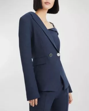 Veronica Beard - Mazur One-Shoulder Jacket