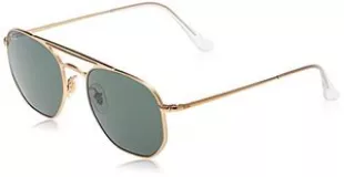 Ray-Ban - RB3609 Square Sunglasses, Demi Gloss Gold/Dark Green, 54 mm
