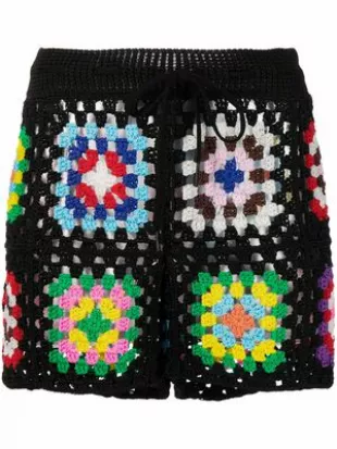 Monse - Crochet Knit Shorts