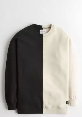 Social Tourtist - Inclusive Social Tourist Oversized Spliced Sweatshirt