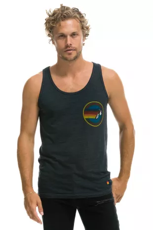 Aviator Nation - MEN'S AVIATOR NATION TANK - CHARCOAL