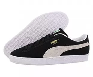 Puma - Suede Classic XXI Mens Shoes, Color Black White