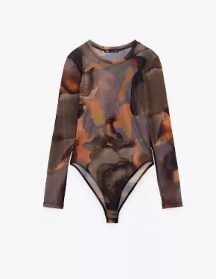 Zara - Tulle Bodysuit