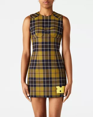 Off-White - Virgil Abloh Check Bullet Mini Dress