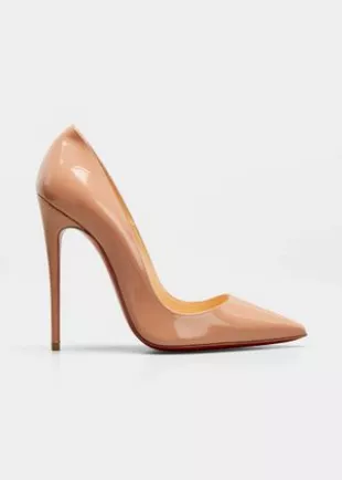 Christian Louboutin - So Kate Patent Pointed-Toe Red Sole Pump