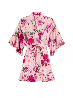 Victorias Secret - Lace Trim Robe