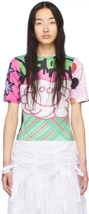 Chopova Lowena - Multicolor Polyester T-Shirt