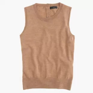 J Crew - Tan Jackie Shell