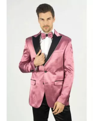Men's USA - Blush Dark Pink Tuxedo Blazer Dinner Jacket