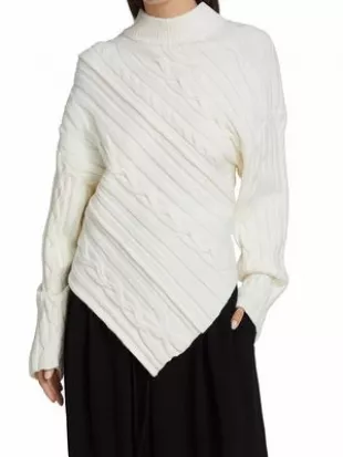 Proenza Schouler - Wavy Cable Knit Sweater