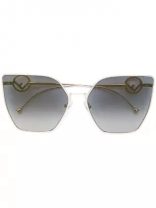 Fendi Eyewear - Oversized Cat Eye Sunglasses