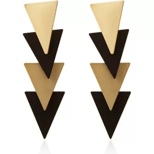walmart - Fashion Lightweight Geometric Triangle Earring Simple Elegant ...