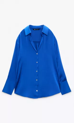 Zara - Satin Effect Shirt