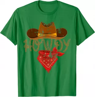 Western Cowboy Tees - Howdy Cowboy T-Shirt