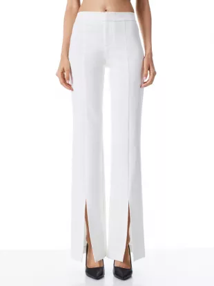 Alice + Olivia - Walker Slim Front Slit Pants