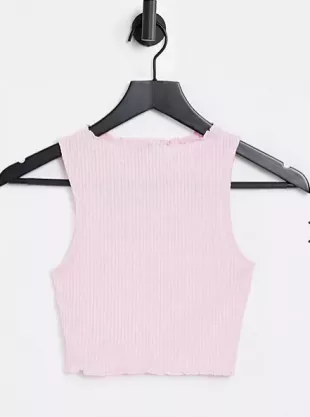 ASOS DESIGN - Super Soft Ribbed Crop Tank