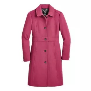 J. Crew - Lady Coat in Raspberry