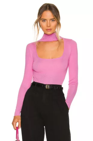 All The Ways - Victoria Square Neck Bodysuit