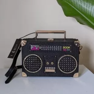 aldo - Boom Box Radio Kuzitrin Novelty Crossbody Bag Purse