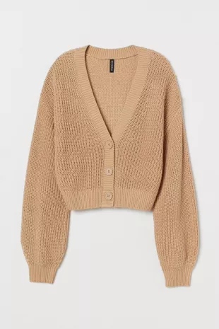 H&M - Cropped Cardigan