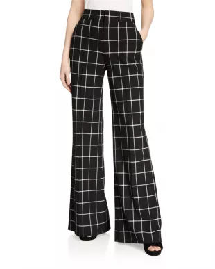 Alice + Olivia - Dylan Windowpane Pants