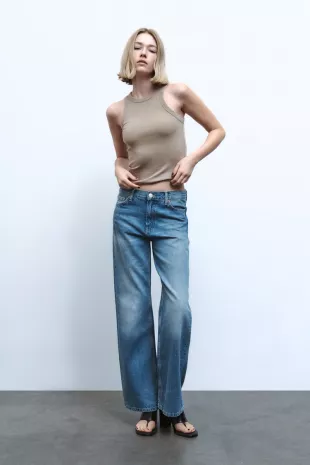 Zara - Washed Rib Tank Top