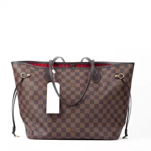 Louis Vuitton - Neverfull MM Damier Ebene Canvas