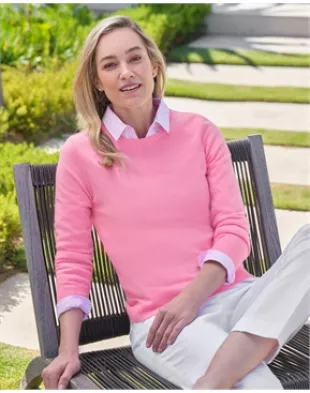 Pure Collection - Cashmere Crewneck Sweater