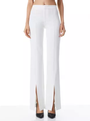 Alice + Olivia - Walker Slim Front Slit Pants