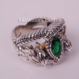 Aragorn's Ring of Barahir Size 7-13 Lord of the Rings (Make Your Choice ...