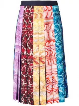 Mary Katrantzou - Ripple Stripes Skirt