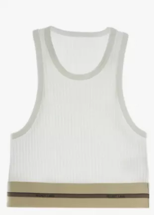 Helmut Lang - Rib Crop Tank