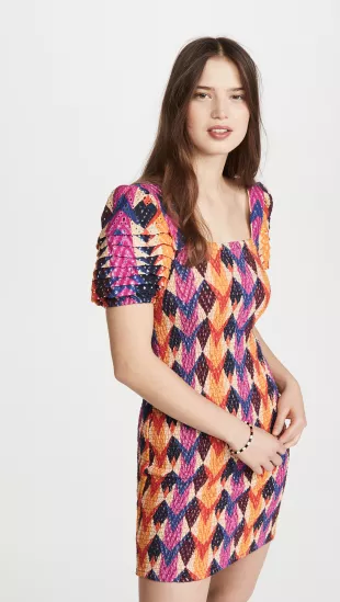FARM Rio - Lindeza Grafica Mini Dress