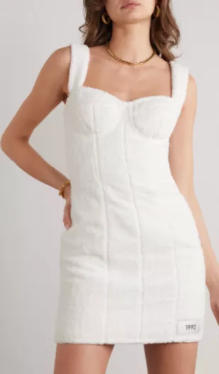 Dolce & Gabbana - Cotton Terry Mini Dress