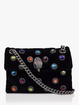 Kurt Geiger - Leather Multi Gem Embellished Cross Body Bag