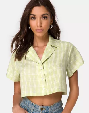 Motel Rocks - Indiana Cropped Shirt