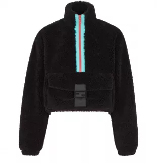 Fendi - Black Teddy Zip Jacket