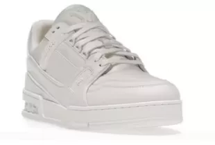 Louis Vuitton - All White LV Trainer Sneakers