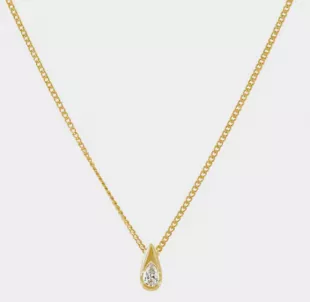 Natasha Schweitzer - Mini Pear Diamond Necklace