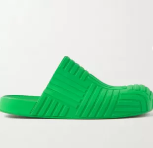 Bottega Veneta - Embossed Rubber Clogs