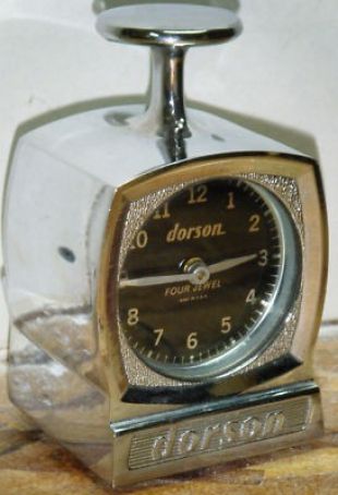 dorson - RARE DORSON JEWELED MOVEMENT TIME DATE STAMP CLOCK! | #154458960