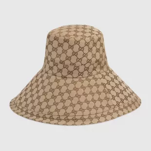 Gucci - Beige GG Canvas Sun Hat