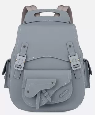 Dior - Grey Maxi Gallop Backpack