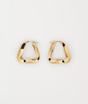 Bottega Veneta - Twisted Triangle Earrings